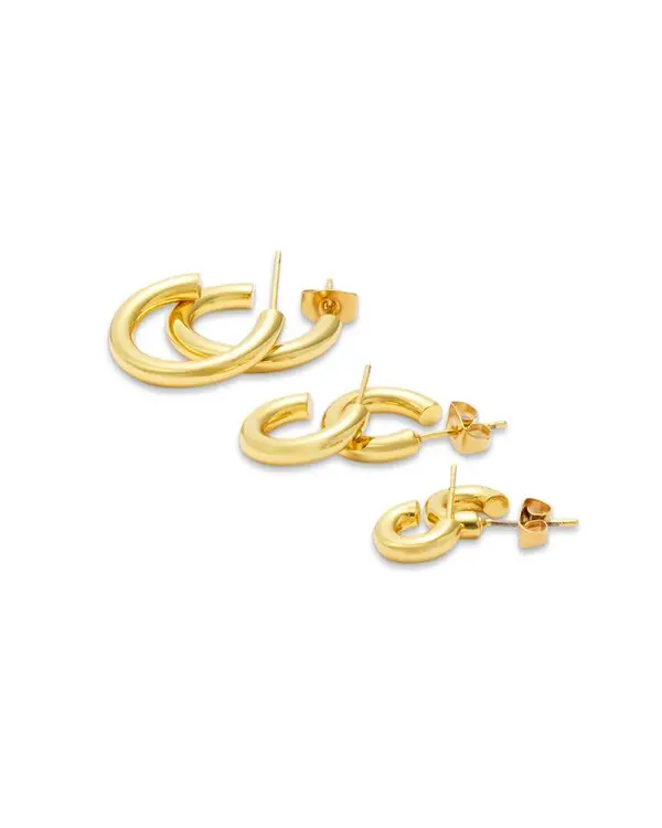 Aqua Multi Hoop Earrings, Set Of 3 Exclusive
