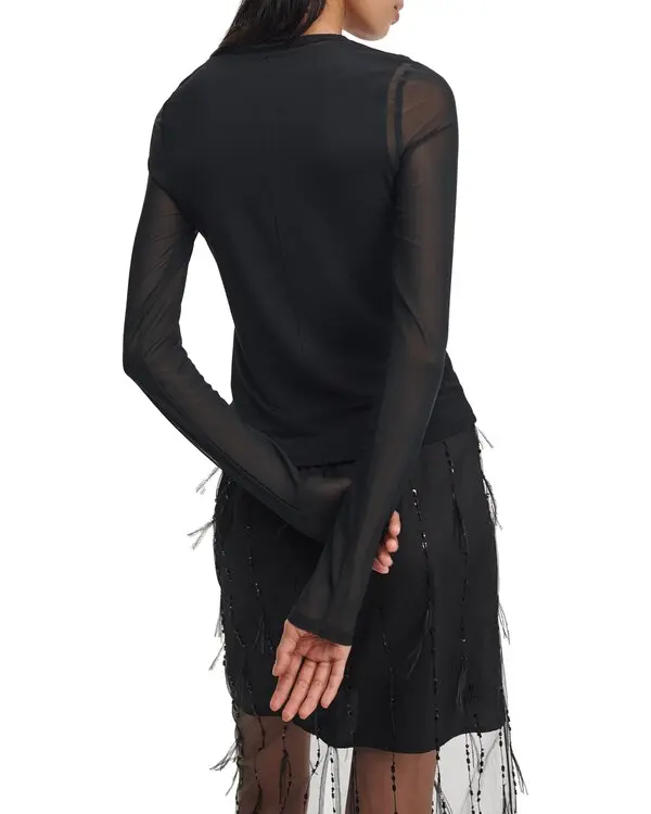 Rag & Bone Luca Shadow Long Sleeve Tee