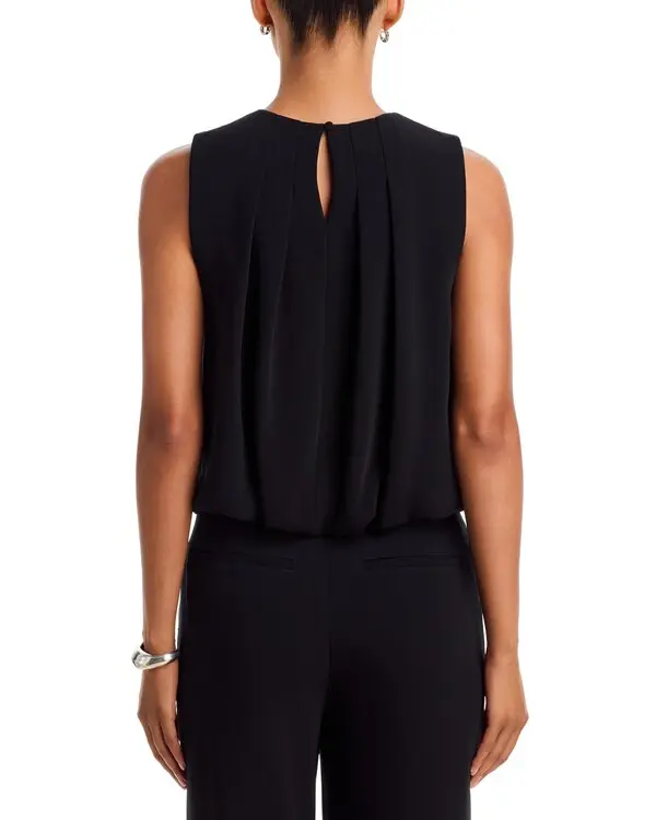 Cinq À Sept Avira Pleat Front Top