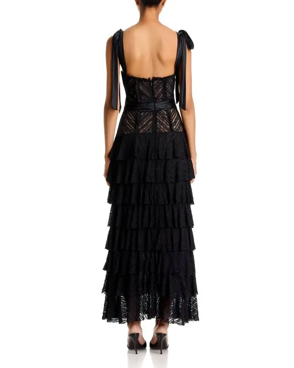 Cinq À Sept Sabrina Lace Midi Dress