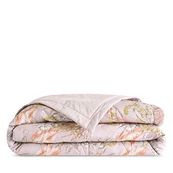 ANNE DE SOLENE Reception King Printed Quilted Coverlet - Réception