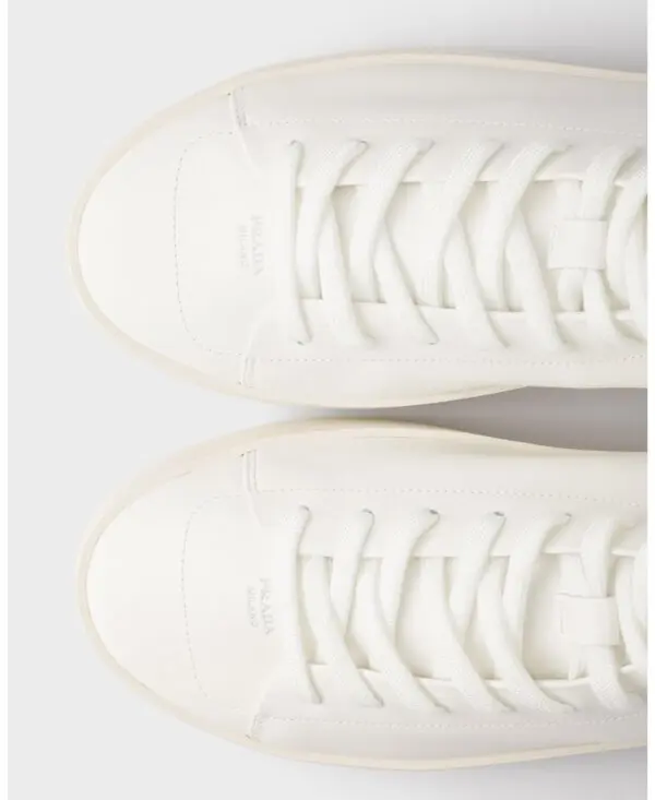 Prada High-top Leather Sneakers