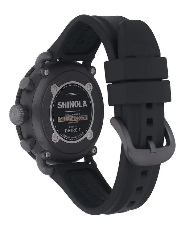 Shinola Runwell Sport Chrono 48mm Watch - Black