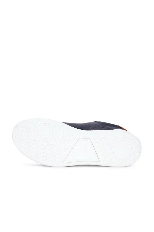Polo Ralph Lauren Heritage Court Ii Low Top Sneaker - Navy & Multi