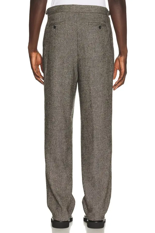 PERCIVAL Wilde Birdseye Pleated Trousers