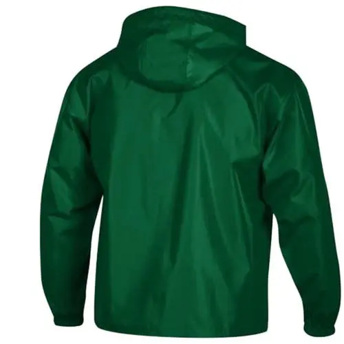 Champion New York Jets Packable Hooded Windbreaker Half-zip Jacket