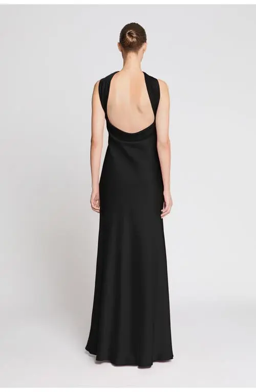 Halston Vali Crepe Gown