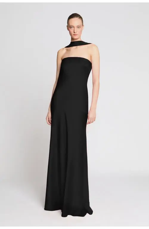 Halston Vali Crepe Gown