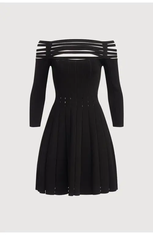 Halston Heather Dress In Matte Viscose