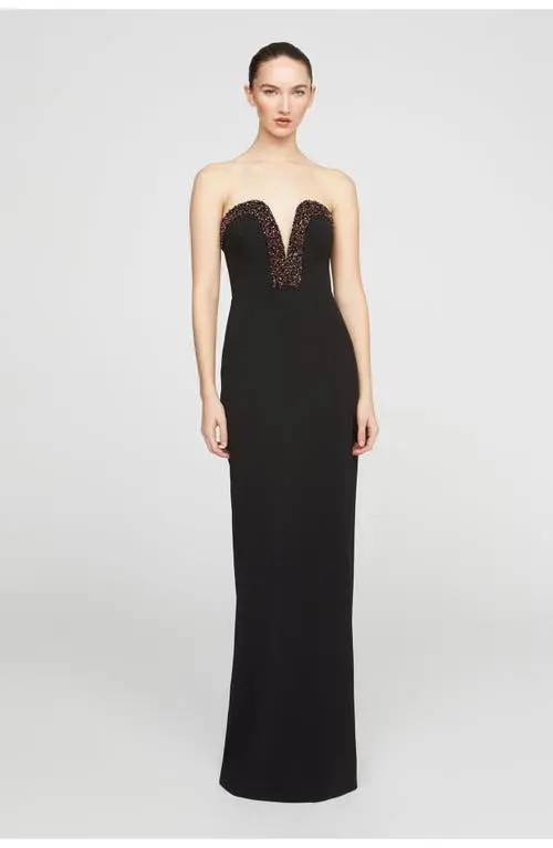 Halston Ila Crepe Gown
