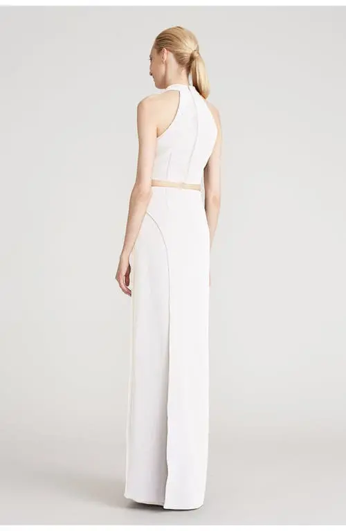 Halston Rane Crepe Skirt