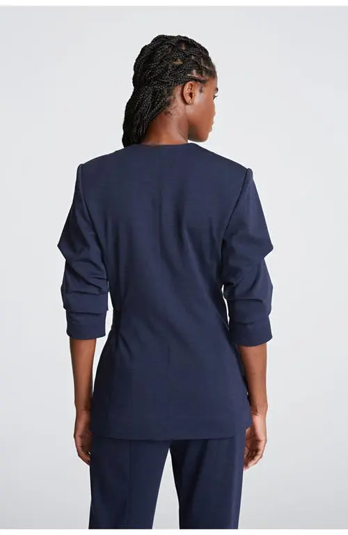 Halston Bexley Jacket In Knit Suiting