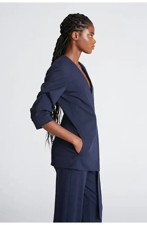 Halston Bexley Jacket In Knit Suiting