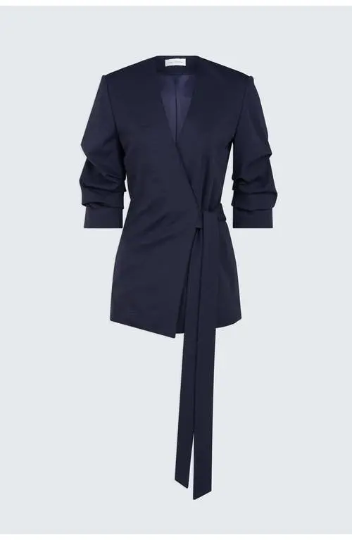Halston Bexley Jacket In Knit Suiting