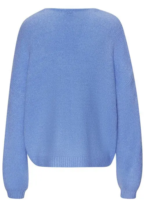 LASCANA Cozy Open Front Cardigan - Blue