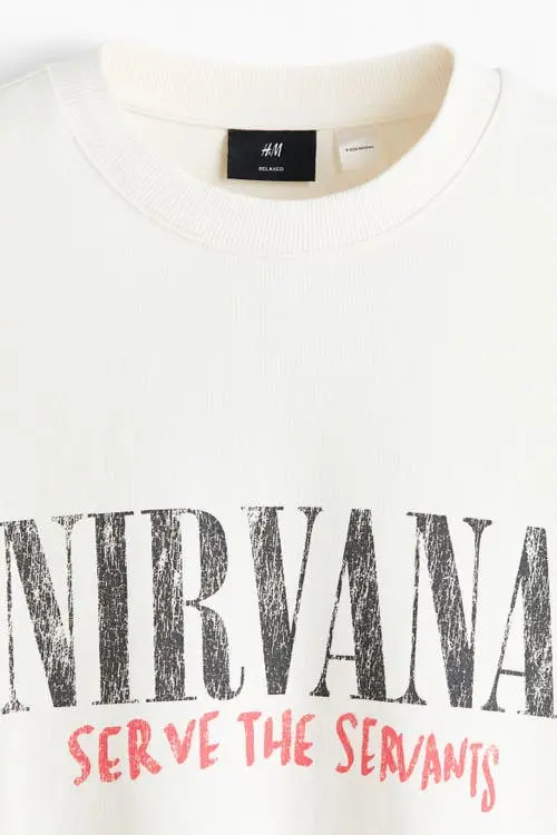 H&M Relaxed-fit Long-sleeved T-shirt