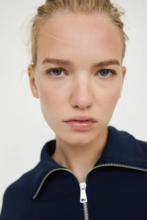 H&M Jersey Track Jacket - Dark Blue