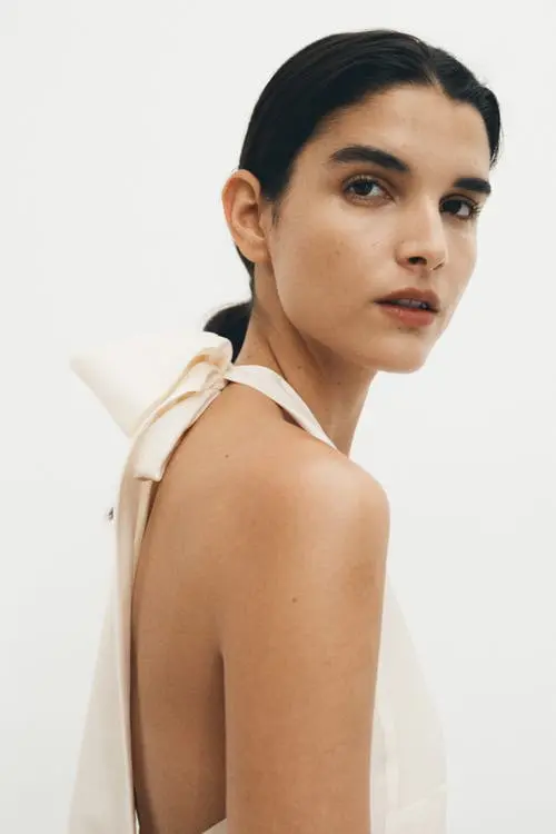 H&M Asymmetric Halterneck Dress