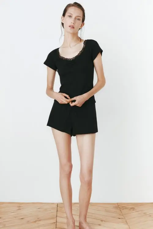 H&M Pointelle Jersey Pajamas