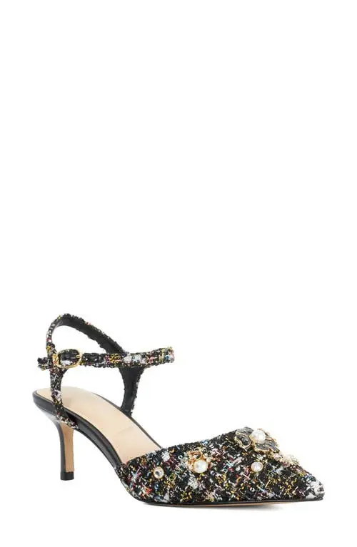 Dune London Cultivating Embellished Pointed Toe Pump