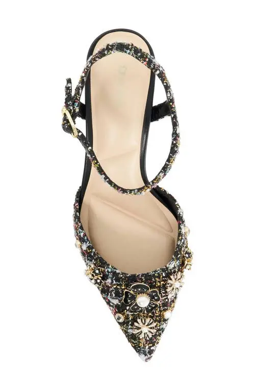 Dune London Cultivating Embellished Pointed Toe Pump