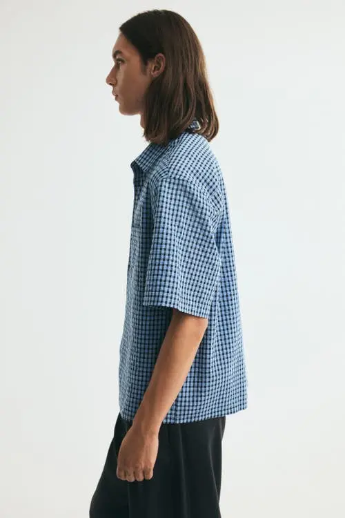 H&M Relaxed-fit Short-sleeved Shirt