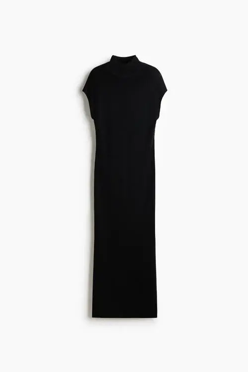 H&M Fine-knit Mock Turtleneck Dress