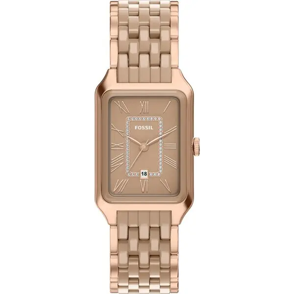Fossil Raquel Ceramic Bracelet Watch - Caramel
