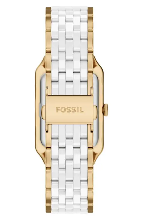 Fossil Raquel Ceramic Bracelet Watch - White