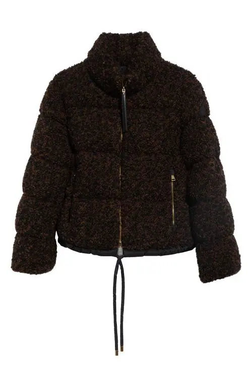 Moncler Trascendance Bouclé Quilted Jacket