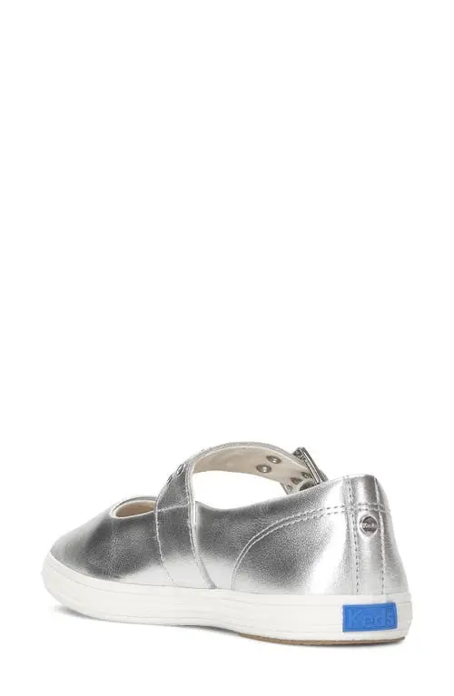 Keds® Square Toe Mary Jane Leather Flat