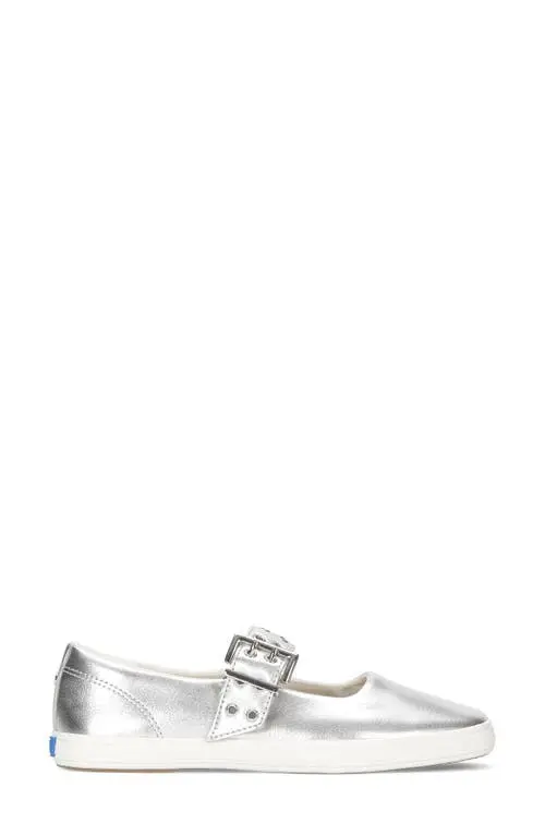 Keds® Square Toe Mary Jane Leather Flat