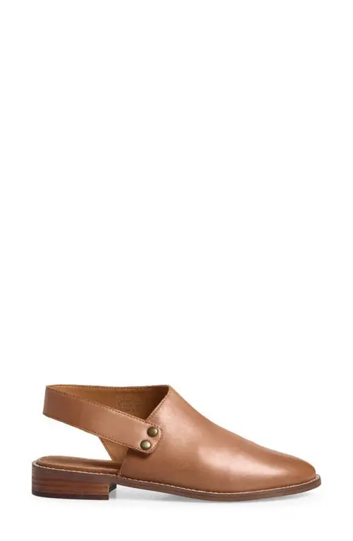 CHOCOLAT BLU Kaan Leather Slingback Flat