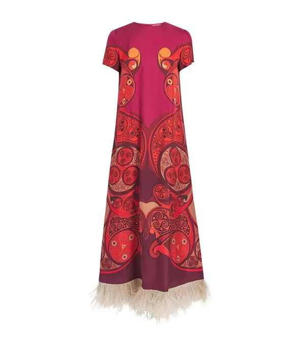 La DoubleJ Silk Twill Swing Maxi Dress