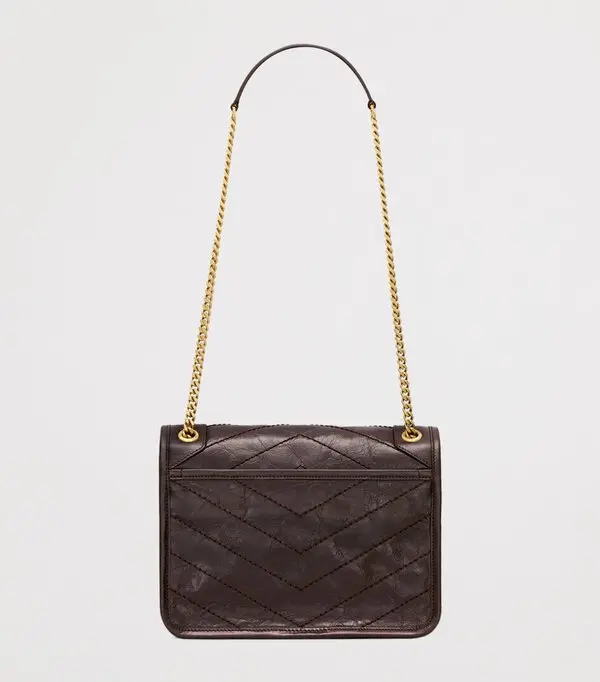 Saint Laurent Leather Niki Baby Shoulder Bag - Beige