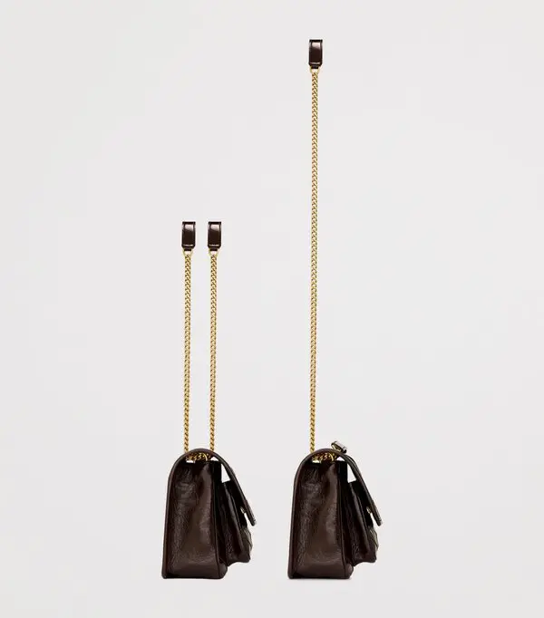 Saint Laurent Leather Niki Baby Shoulder Bag - Beige