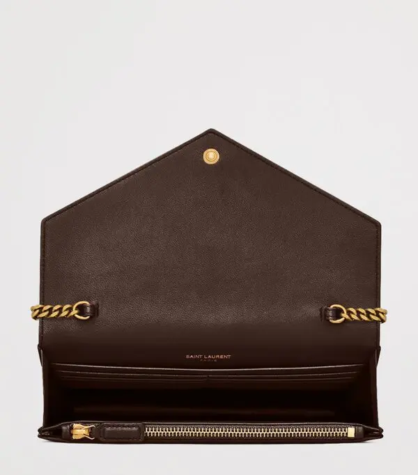 Saint Laurent Cassandre Envelope Chain Wallet