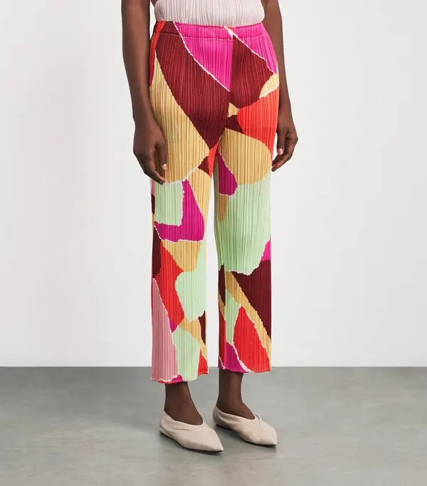 Issey Miyake Surprise Straight Pleated Trousers