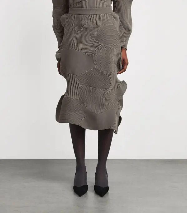 Issey Miyake Kone Kone Midi Skirt