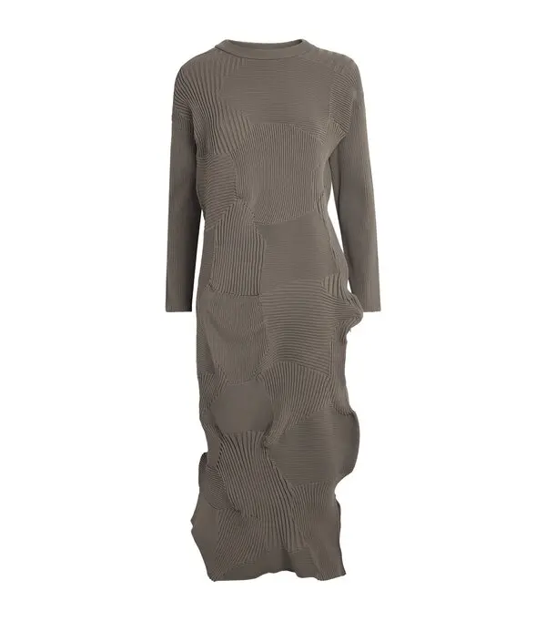 Issey Miyake Kone Kone Knit Midi Dress