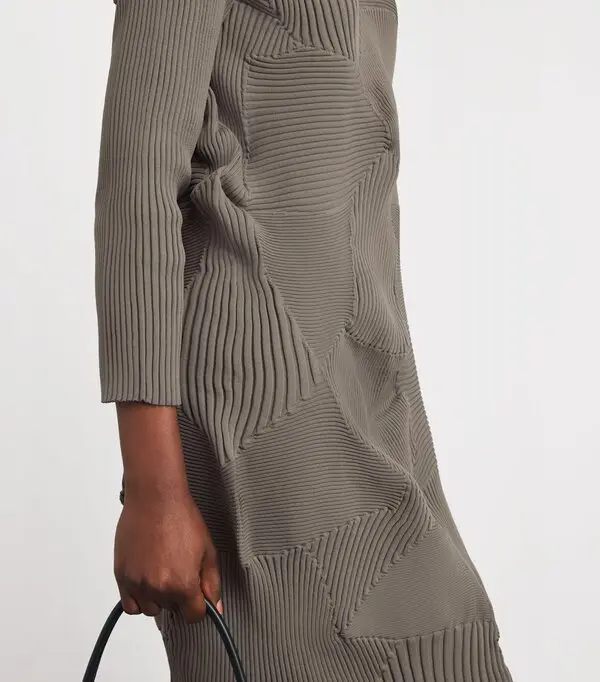 Issey Miyake Kone Kone Knit Midi Dress