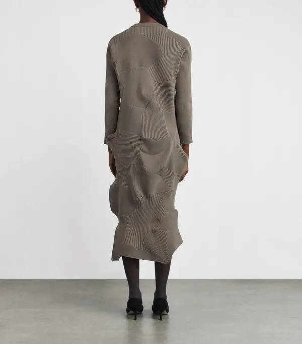 Issey Miyake Kone Kone Knit Midi Dress