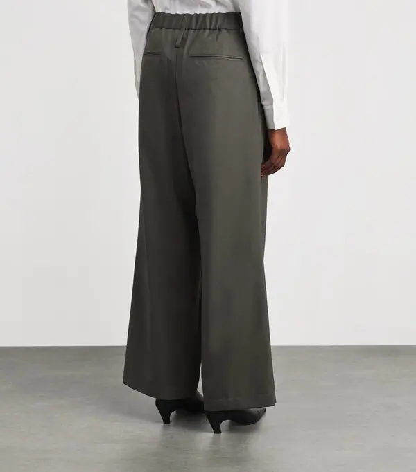 Issey Miyake Wool-blend Lustrous Trousers