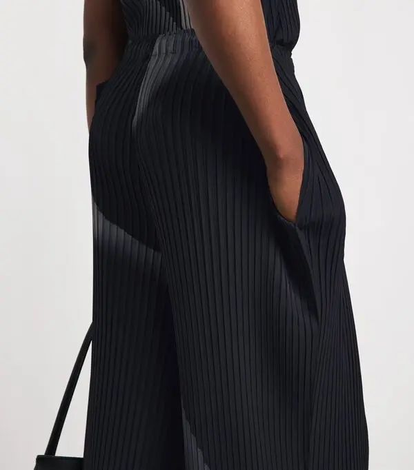 Issey Miyake Hands Of Lover Pleats Wide-leg Trousers