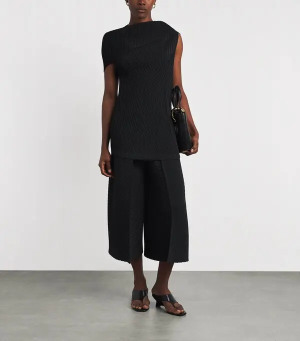 Issey Miyake Tubular Pleats Tunic Top