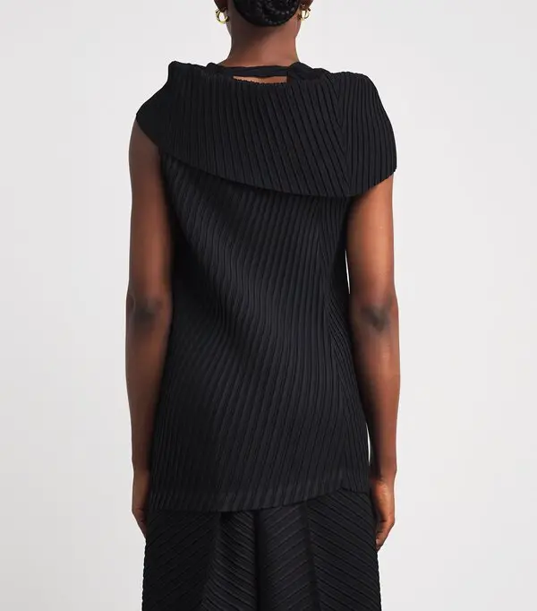 Issey Miyake Tubular Pleats Tunic Top