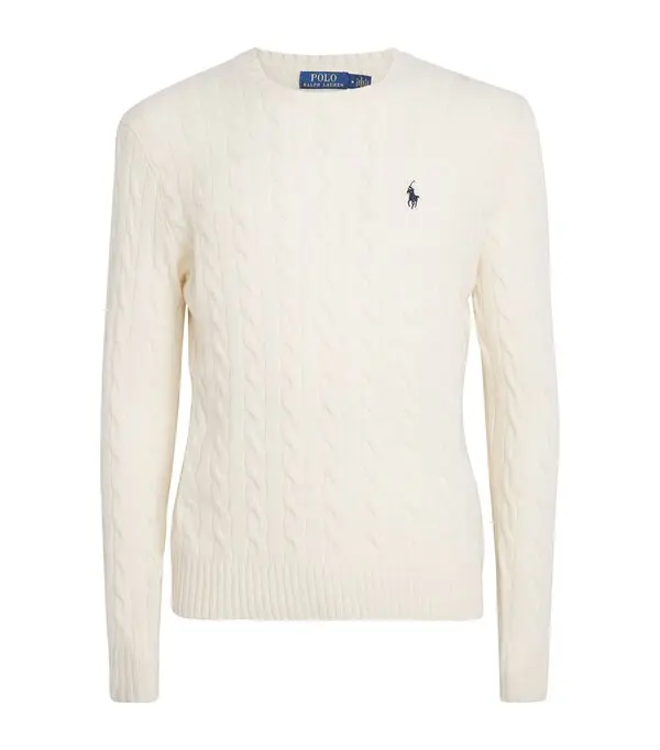 Polo Ralph Lauren Wool-cashmere Cable-knit Sweater