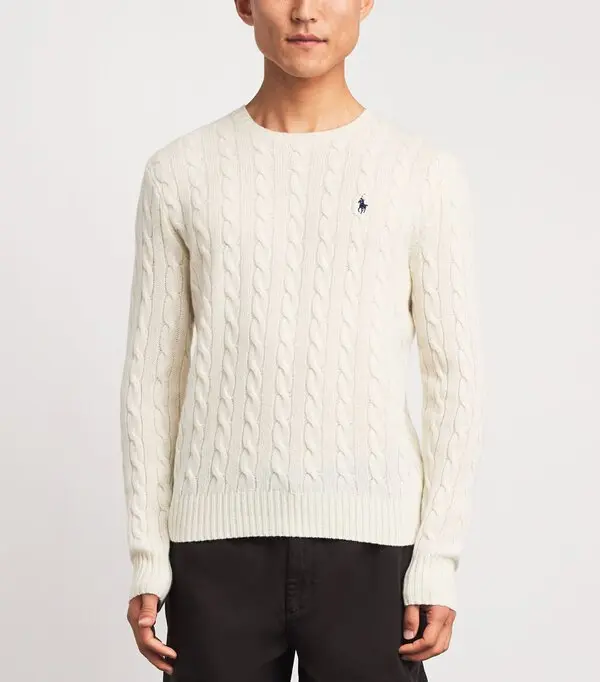 Polo Ralph Lauren Wool-cashmere Cable-knit Sweater