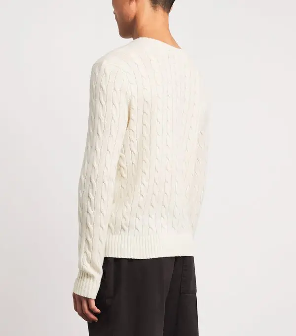 Polo Ralph Lauren Wool-cashmere Cable-knit Sweater