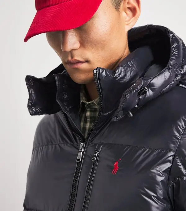 Polo Ralph Lauren Down Glossed Gorham Jacket - Black